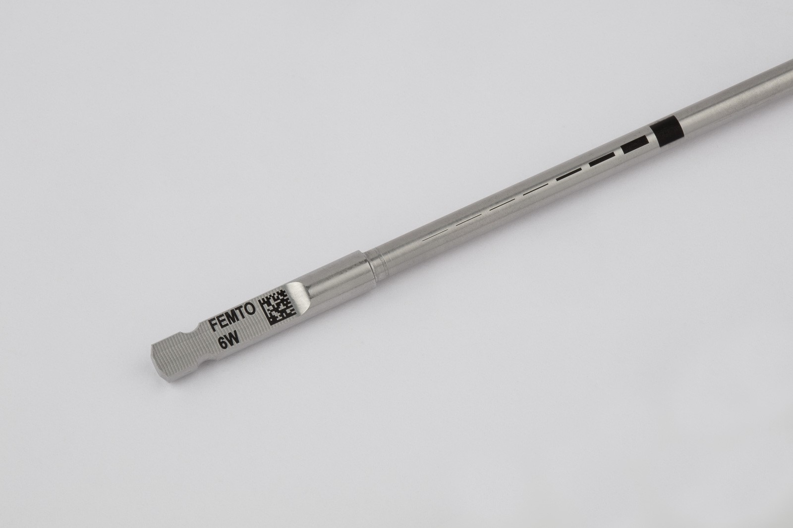 Nano or femto laser marking on medical instruments?